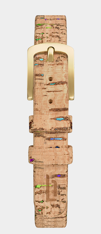 Cork Strap XS 10mm light brown colorful | Strap configurator | Watch ...
