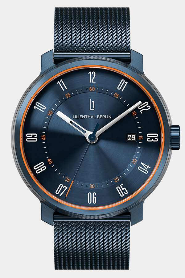 Neolux Blue Orange - Mesh blue | All Watches | Watches | Lilienthal ...